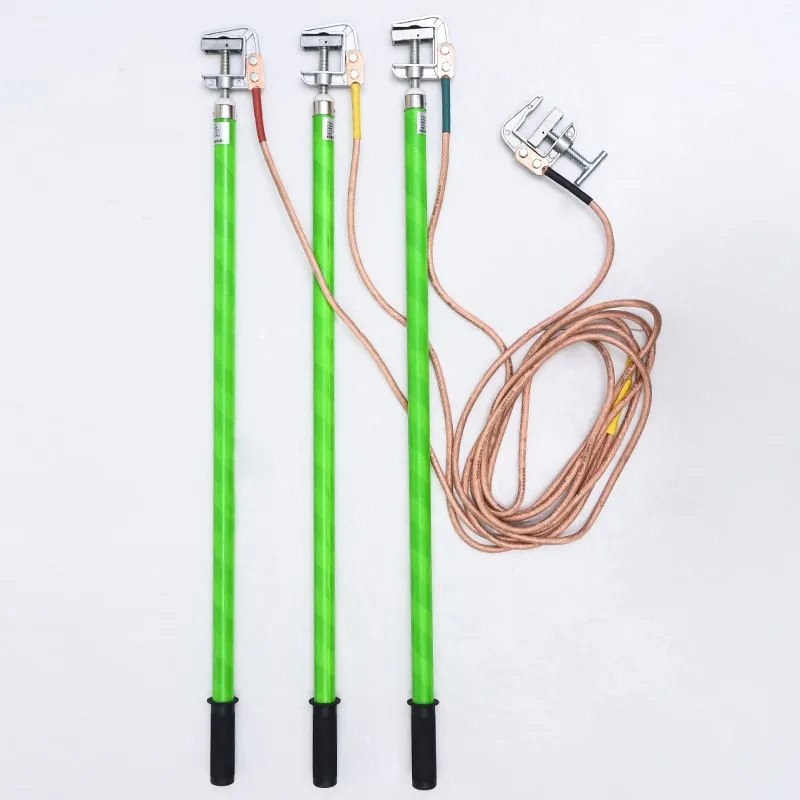 Hoogspanning Veiligheid Lijn Aarde Apparaat Tijdelijke Aarding Set ...