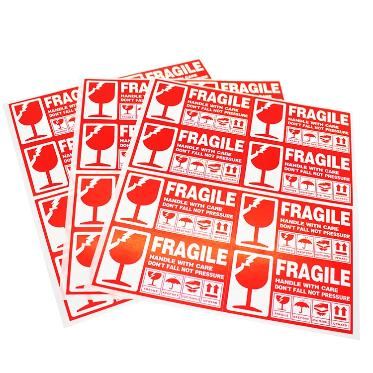 Berserk Adhesive Sticker Fragile Sticker Labels Sheet - Buy Fragile ...