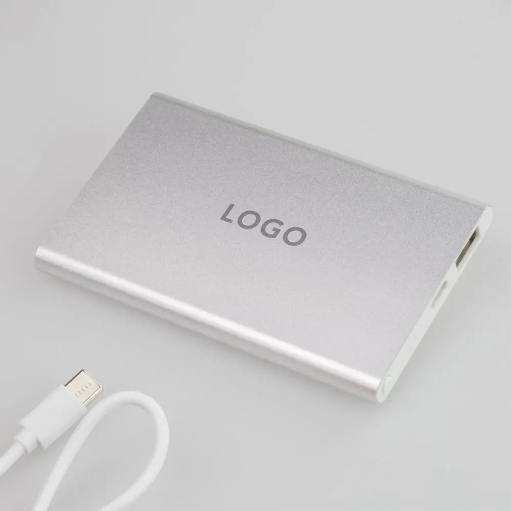 Cheap Promotional Gift Custom Logo Give Away Power Bank 4000mah Slim ...