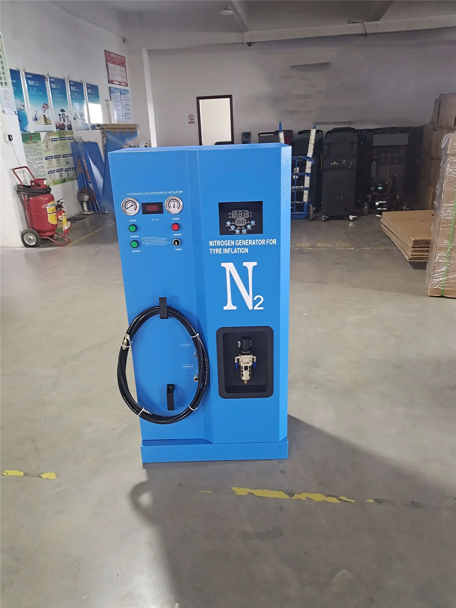 Digital Nitrogen Tyre Inflator - Fully Automatic for Workshop