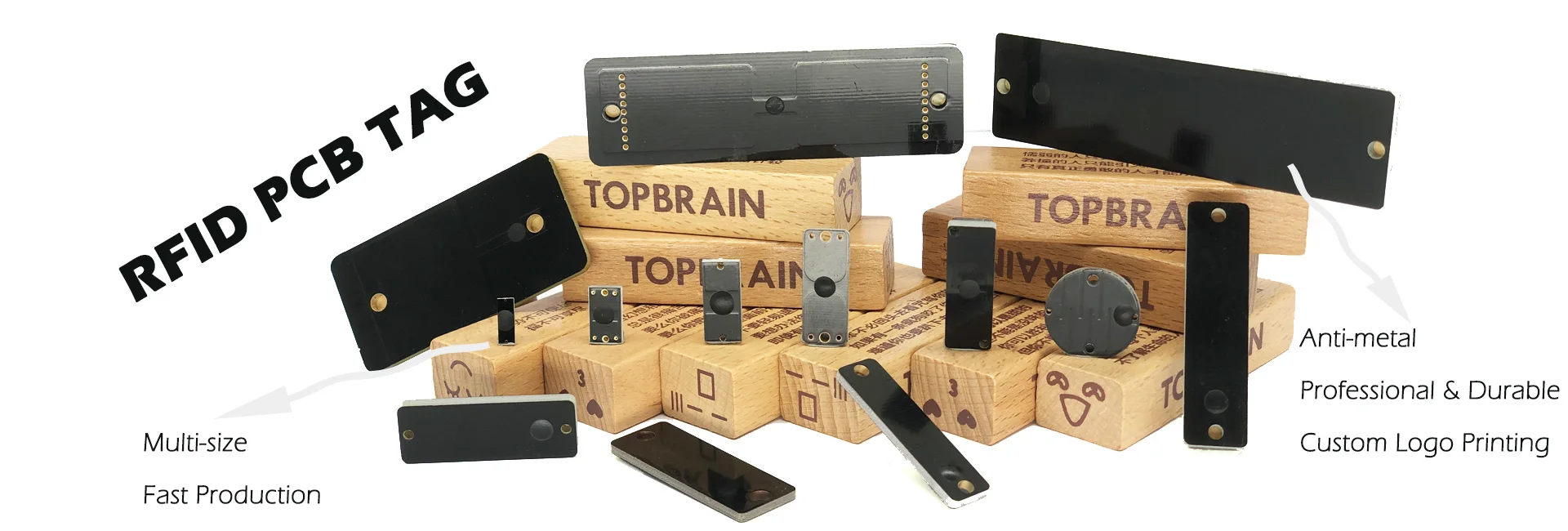 Ultra-thin Micro PCB NFC Sticker - 5x5 Cm Metal Resistant