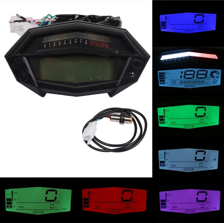 Kawasaki Z1000 Tachometer Hour Meter Odometer LCD Speedometer
