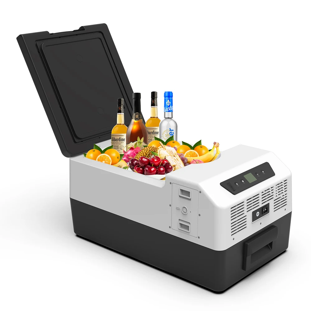 Battery Solar Fridge Freezer - 15L Portable Mini Fridge