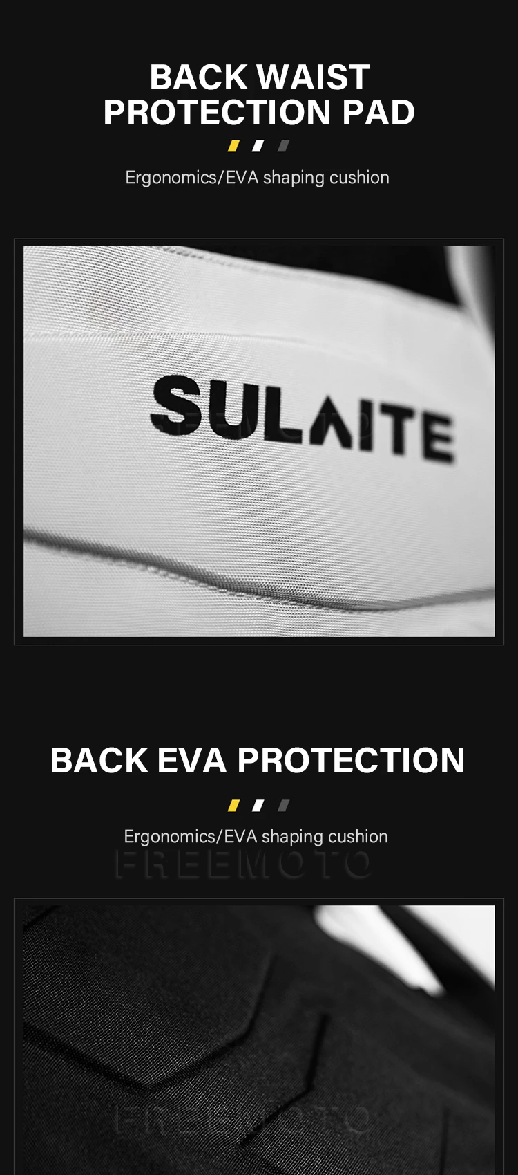 SULAITE Motorbike Leather Racing Jacket - Protection & Style