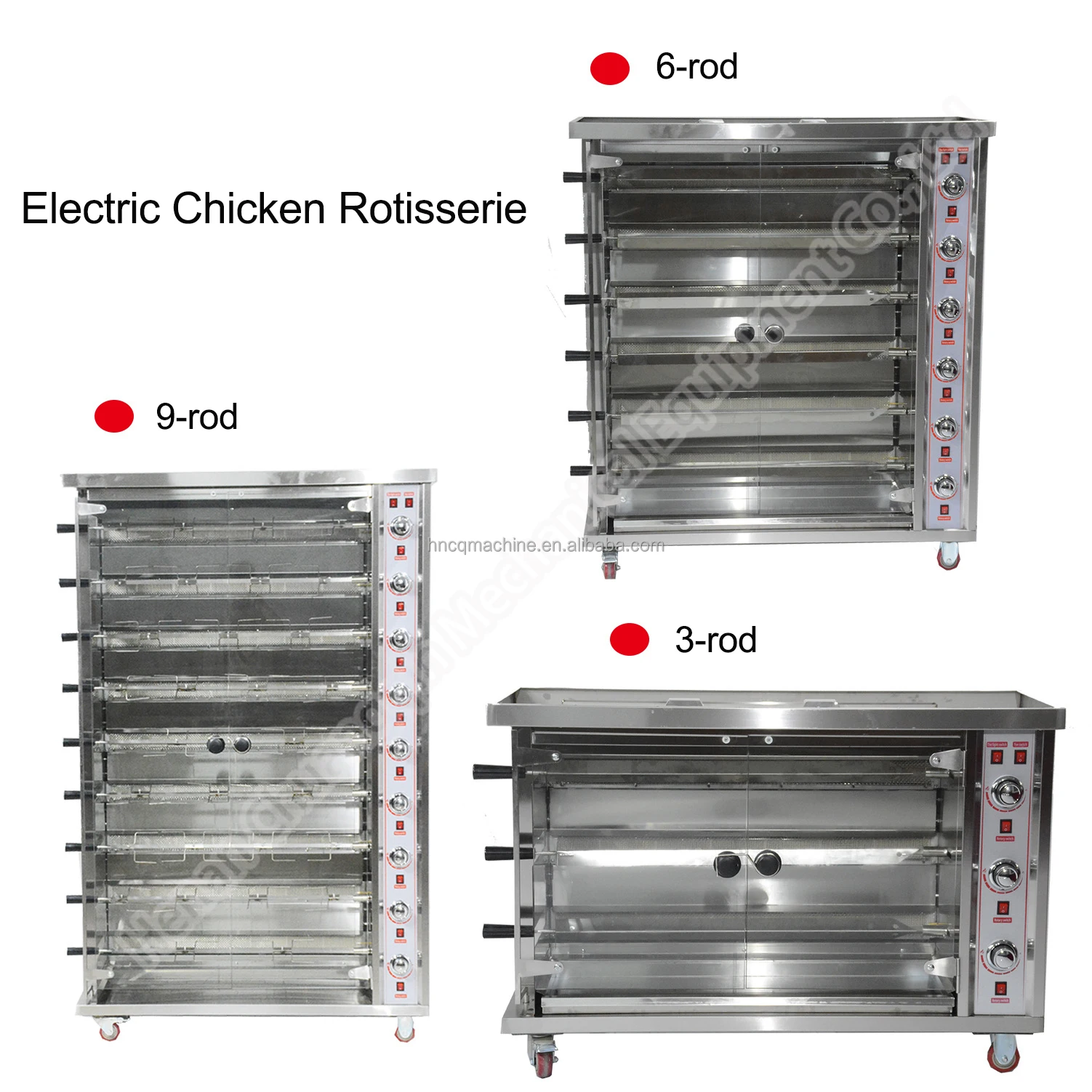 Large Capacity Chicken Rotisserie Chicken Roaster Machine Commercial ...