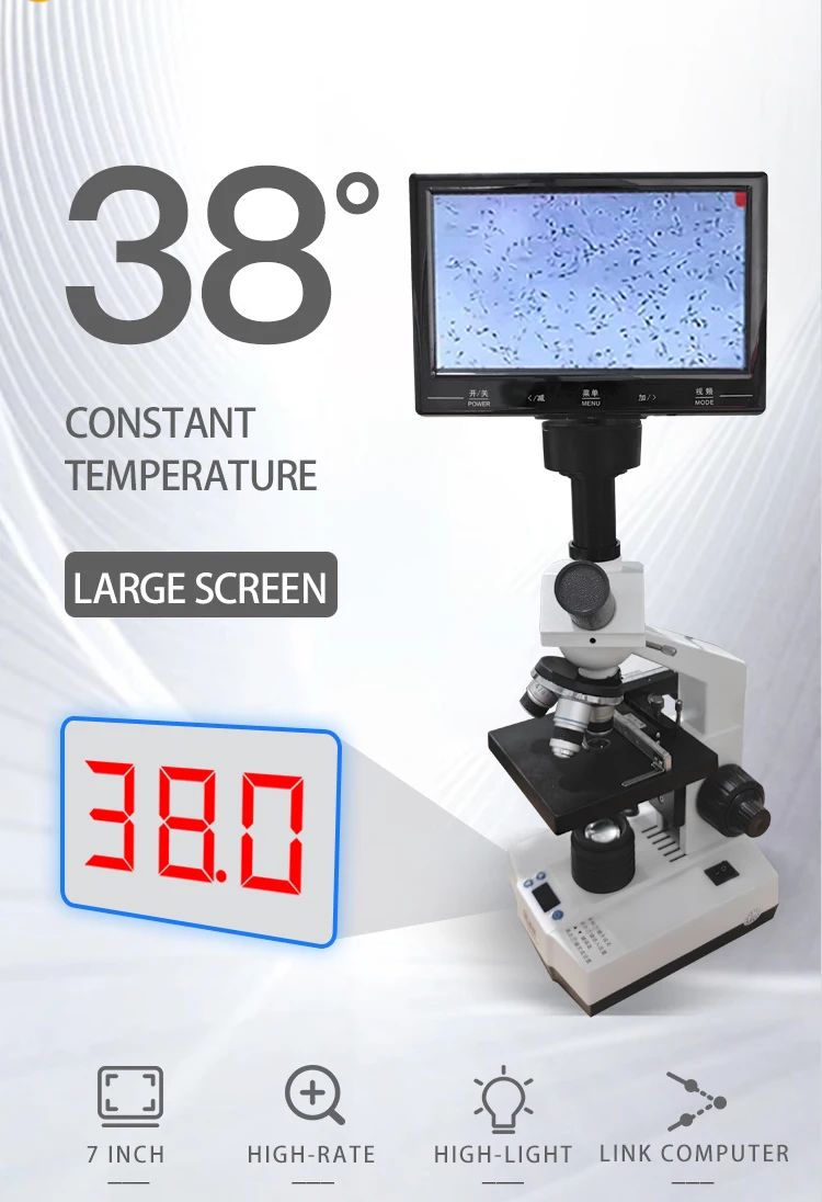 Veterinary Instrument Human & Vet Use Lab Heating Function Microscope ...
