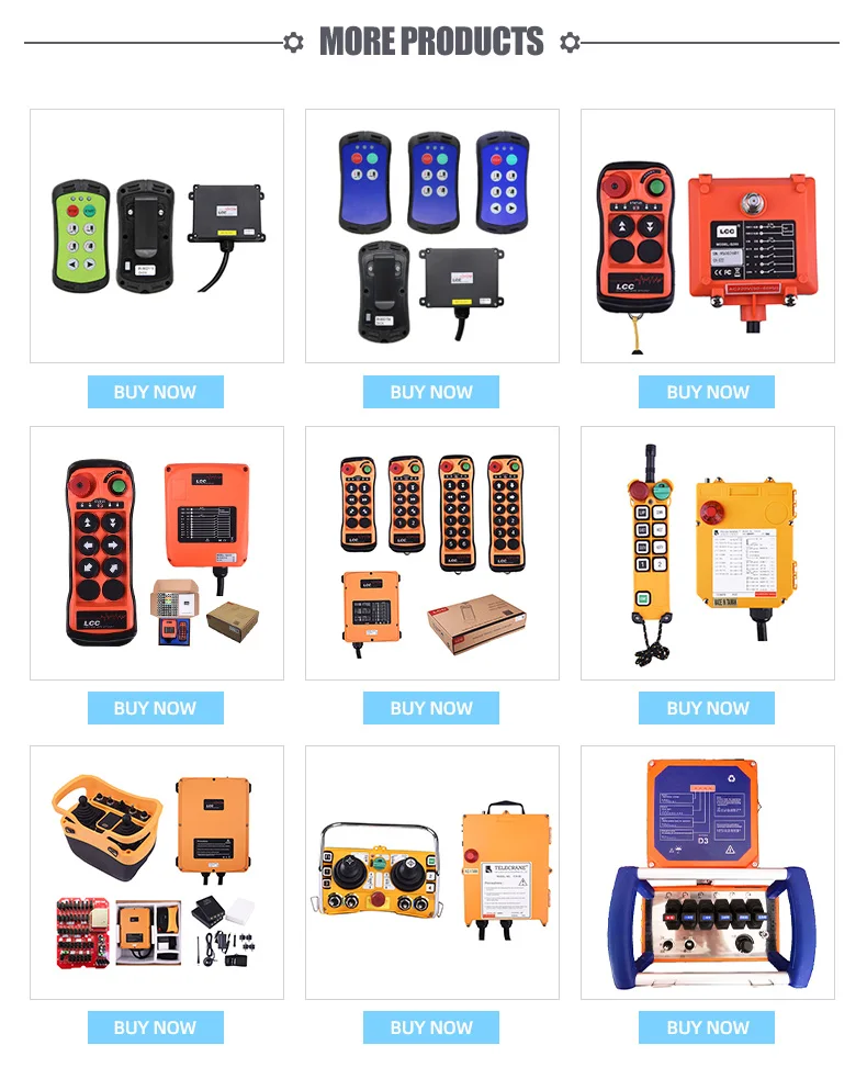 OBOHOS HS-4 Industrial Remote Control for Crane - 12v 24v 220v 380v