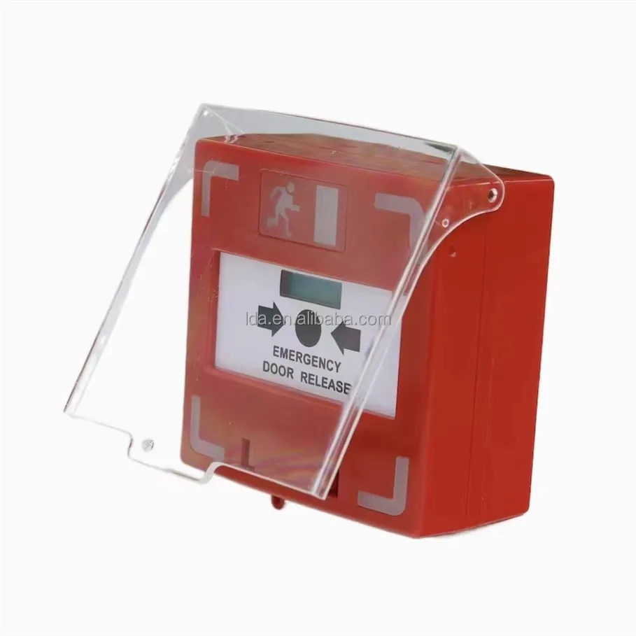Fire Alarm System Push Button Emergency Door Release Resettable Manual ...