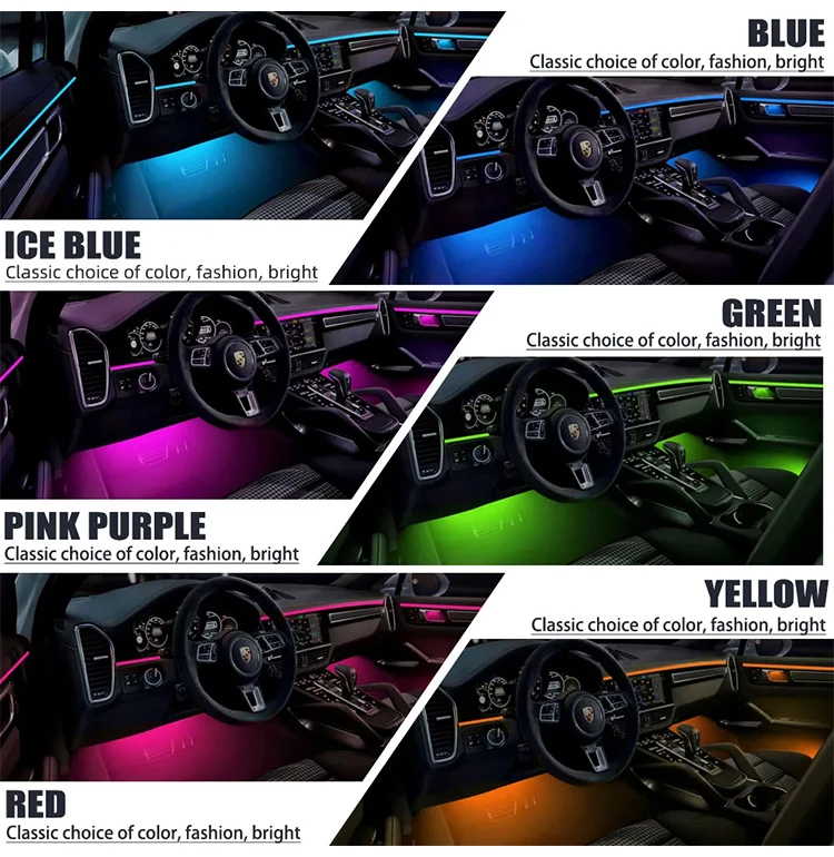 Factory Custom Ambient Lighting Easy Install Symphony Universal Car ...