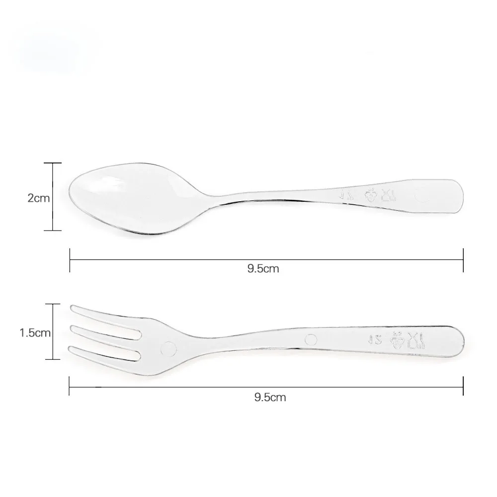 Clear Plastic Disposable Dessert Cups With Spoon Hexagonal Shape Ice ...