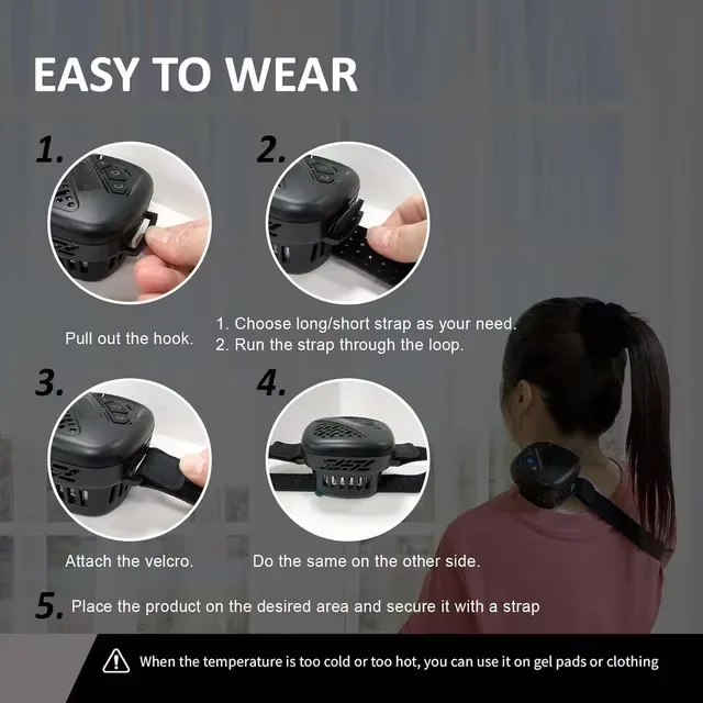 New Electronic Hot and Cold Compress for Waist Warming and Cooling