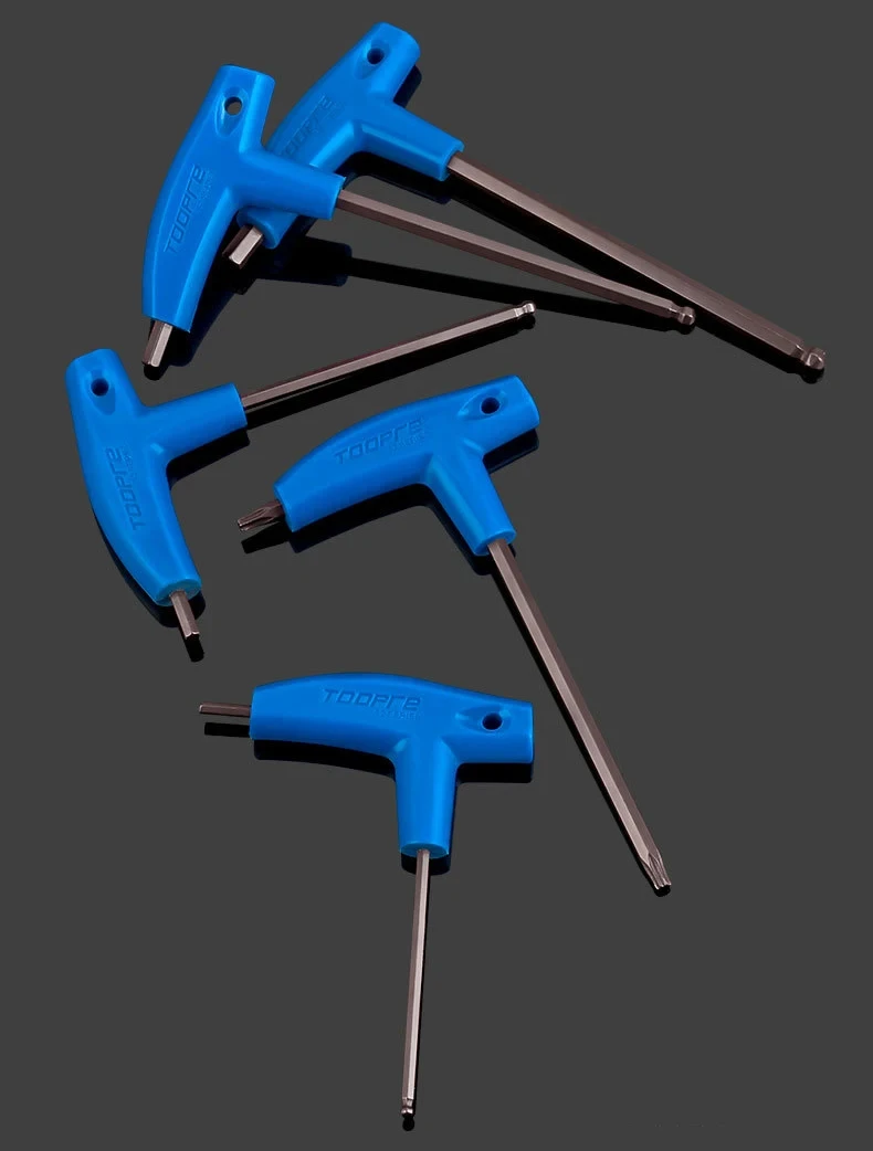 MTB Road Bicycle Allen Key T-Type PP Plastic Handle T25 3/4/5/6MM ...