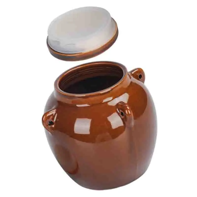Handmade Ceramic Korean Kimchi Containers Porcelain Pickle Jar Pots ...