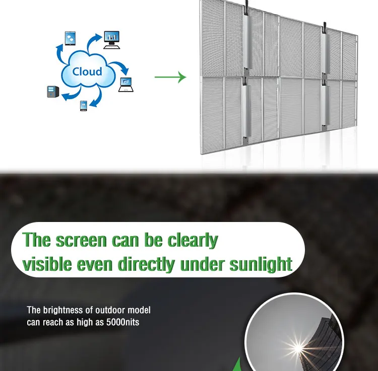 Hxtech High Transparency Holographic Transparent Led Display Indoor 3d ...