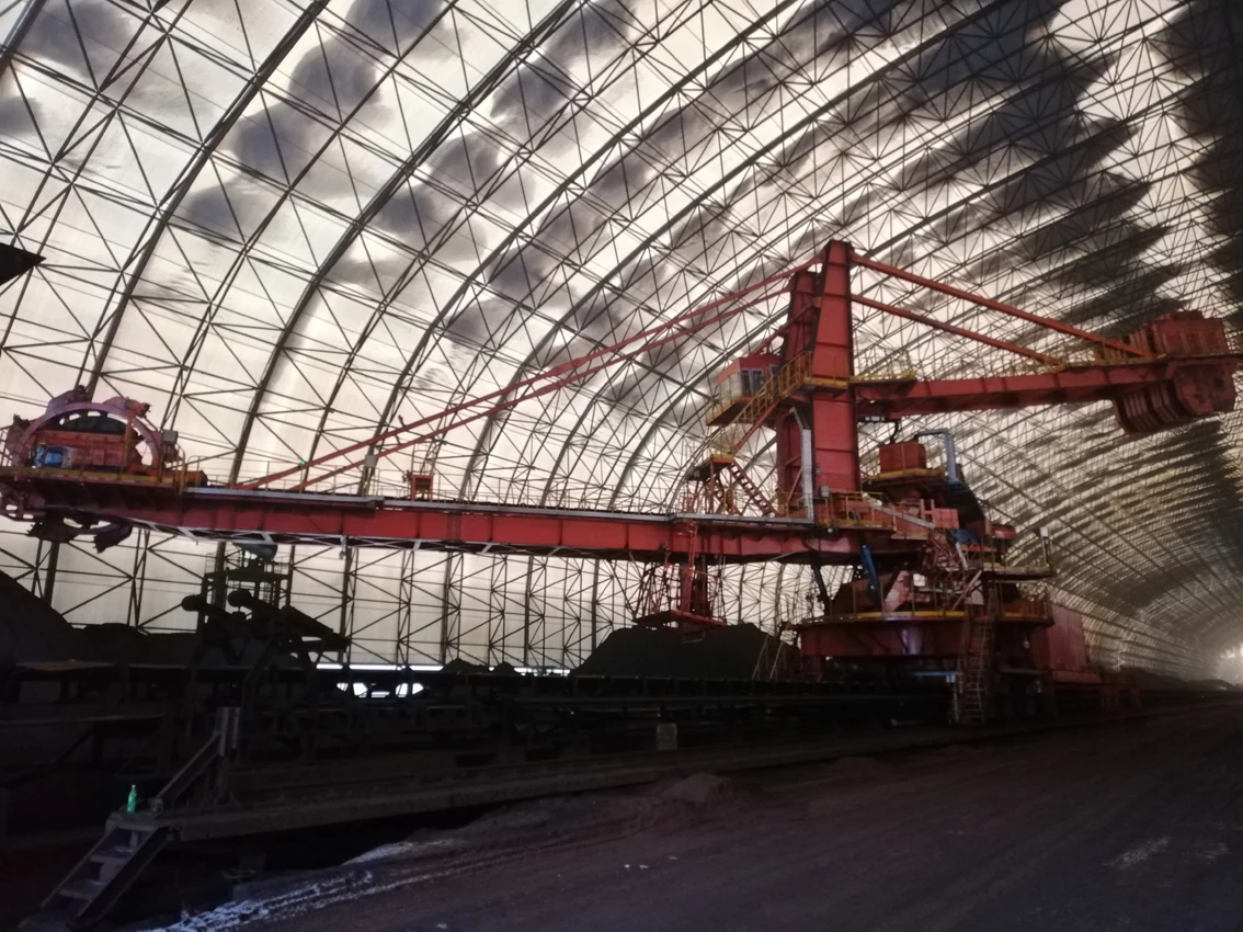 High Efficiency Stacker Reclaimer for Cement & Coal