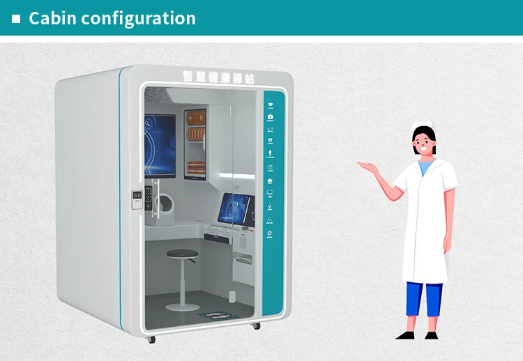 Medical Body Check-up Health Testing Patient Check In Kiosk Multi ...