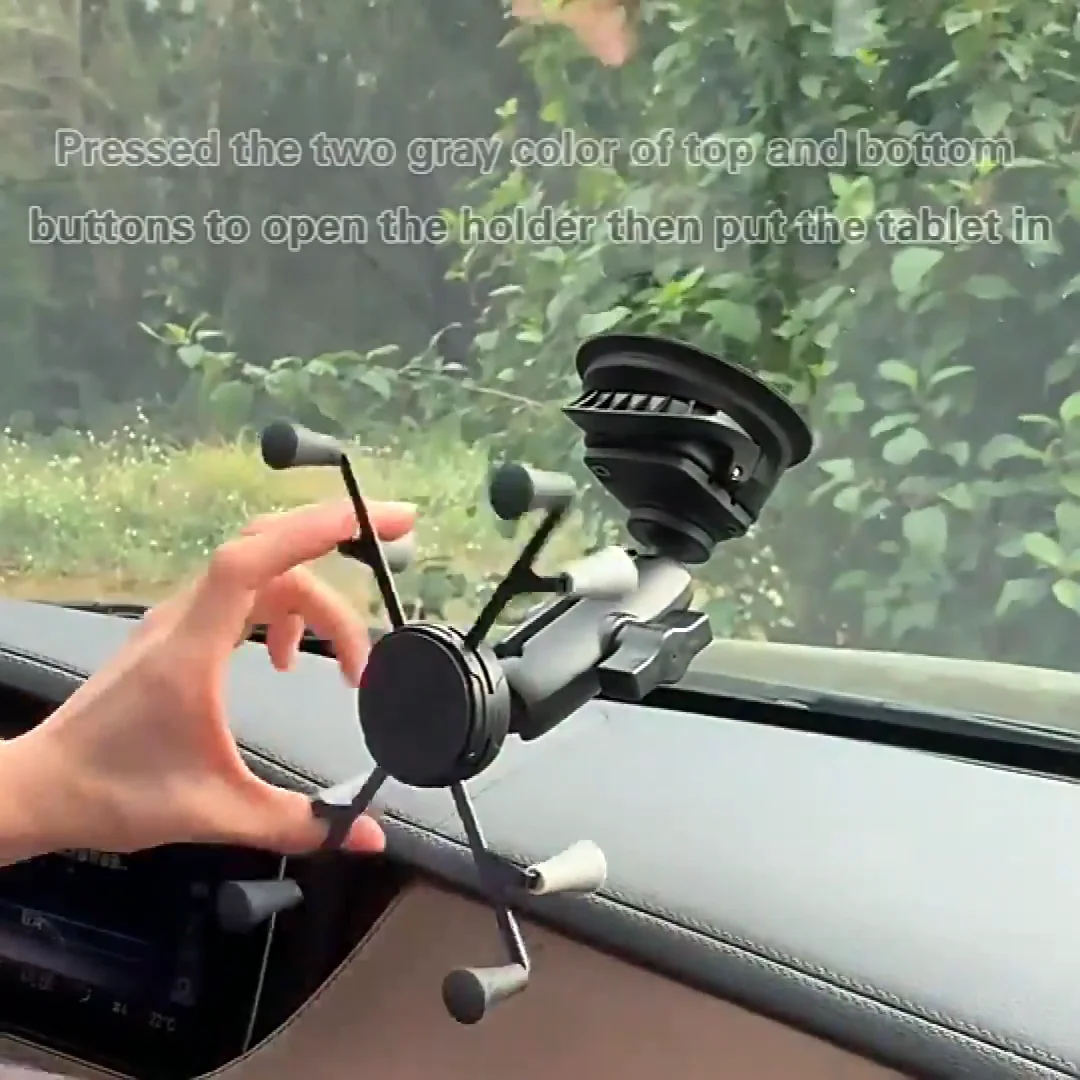 Windshield Bracket Tablet Stand Holder Suction Cup Car Windscreen ...