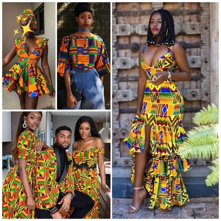 Shop Custom Made Real Waxed Print African Fabric for Clothing