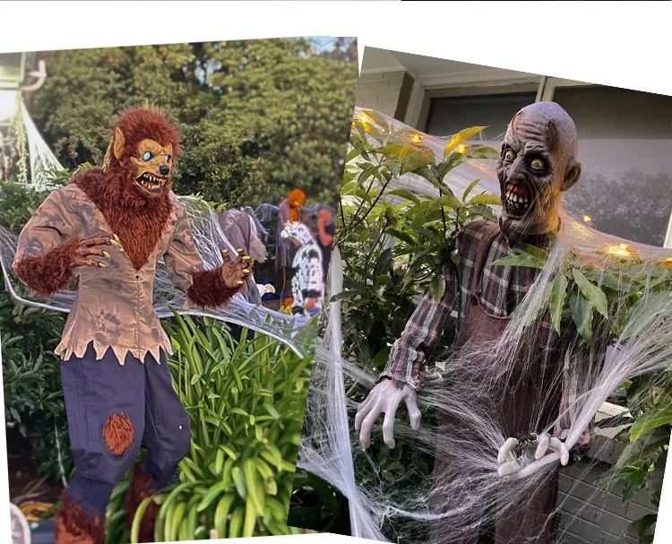 Halloween Haunted House Props - Realistic Animated Fences