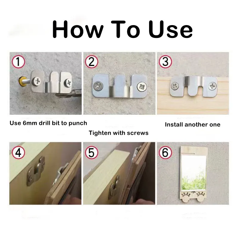 Furniture Hardware - Interlocking Photo Frame Hooks