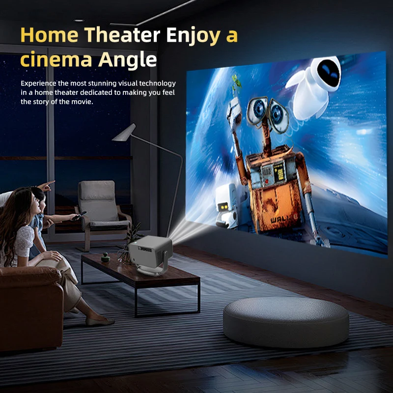 FLYIN P20 Pro 4K Projector - 1080P HD Home Theater Experience