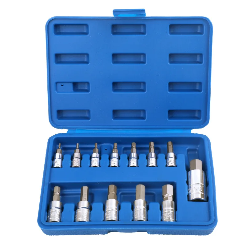 Star Torx Hex Bits Socket Set - 13pcs DIY Tools for Hand Use