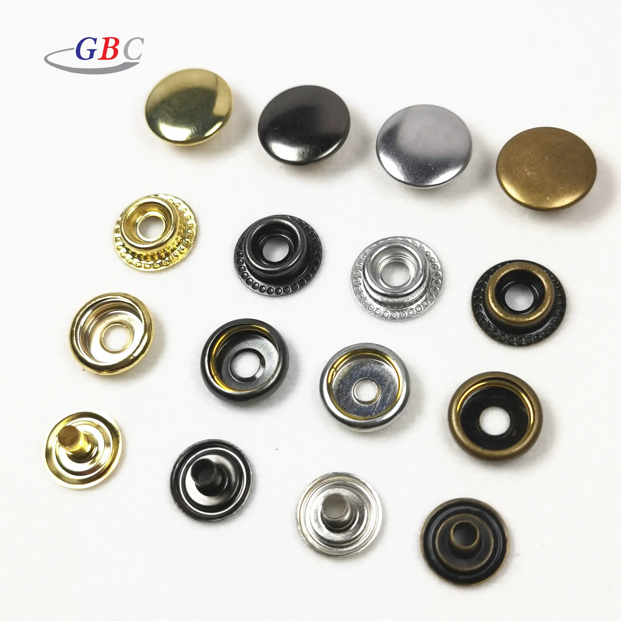 Wholesale High Quality Brass Snap Buttons for Clothing