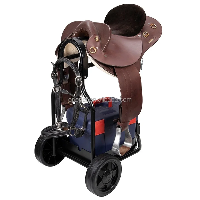Horshi Foldable Horse Saddle Trolley - Heavy Duty & Versatile