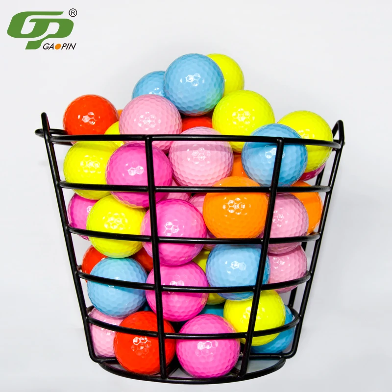 2-layer Durable Colored Golf Ball Golf Practice Balls For Driving Range ...