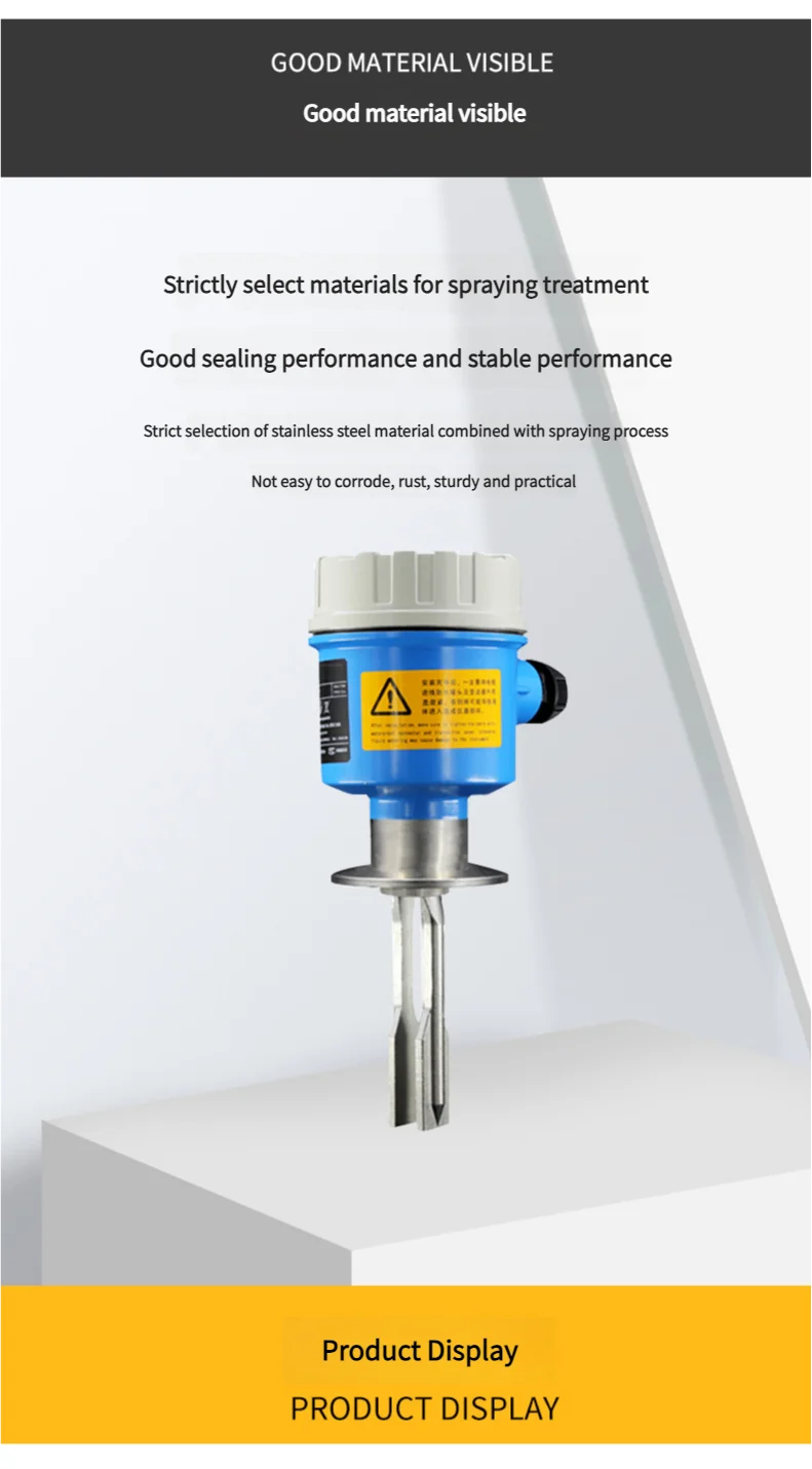 Factory Vibrating Tuning Fork Level Switch for Solids Powder Liquid Level Measurement ...