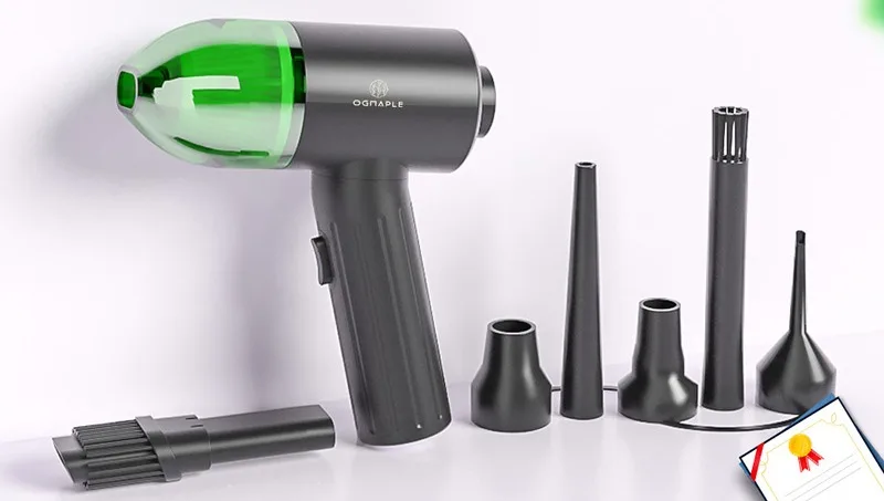 Mini Portable Handheld Cordless Air Blower Vacuum Cleaner Rechargeable ...