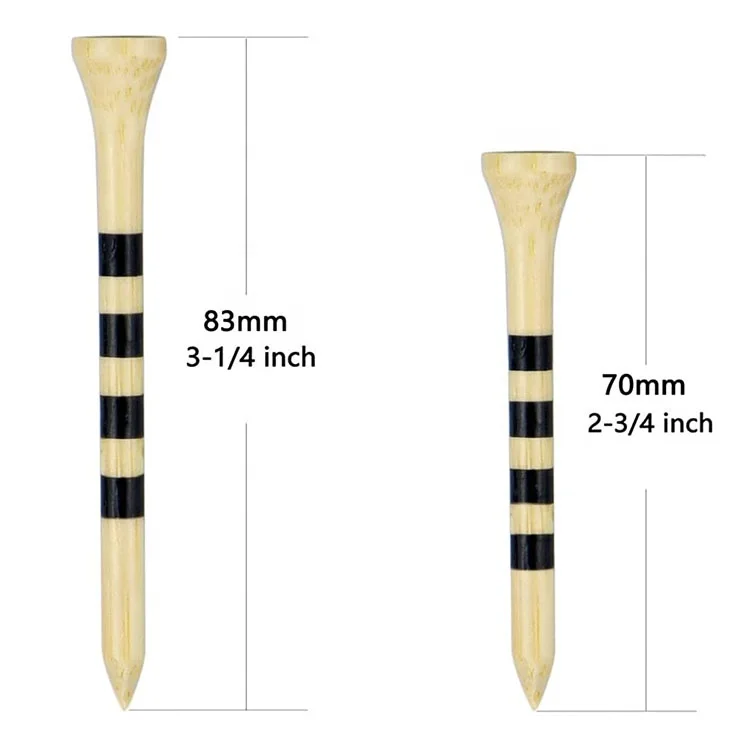 Colorful Natural Eco-friendly 70 Mm/83 Mm Bamboo Golf Tee Custom ...