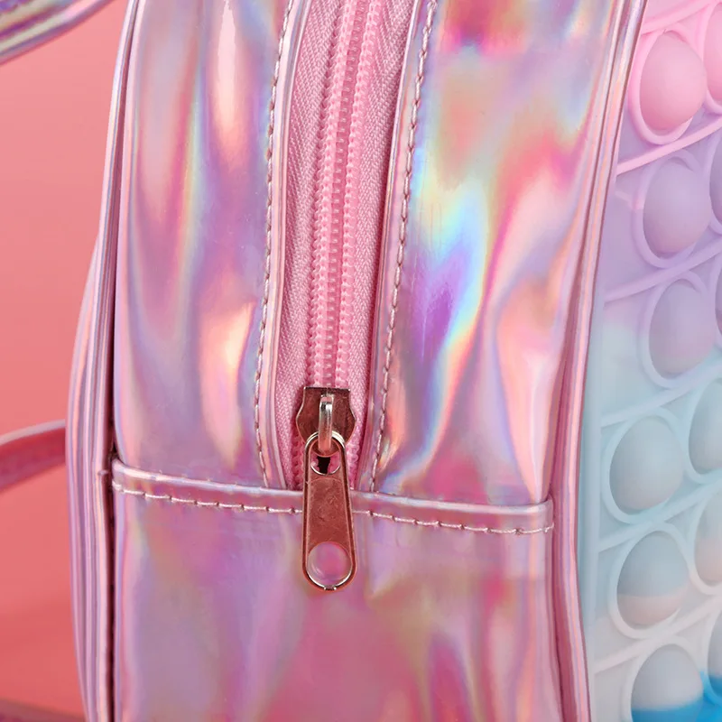 In Stock Kindergarten Toy Knapsack Push Bubble Simple Students Shoulder ...