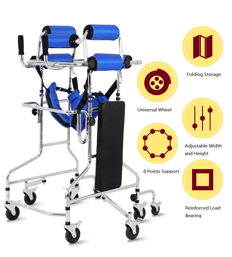 8 Wheeled Hand Brake Disable Stroke Hemiplegia Rehabilitation Training ...