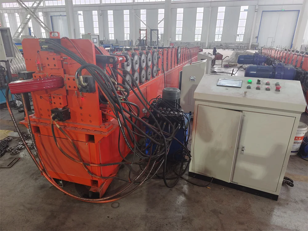 Galvanized Steel Downspout Pipe Bending Forming Machine Rain Gutter ...