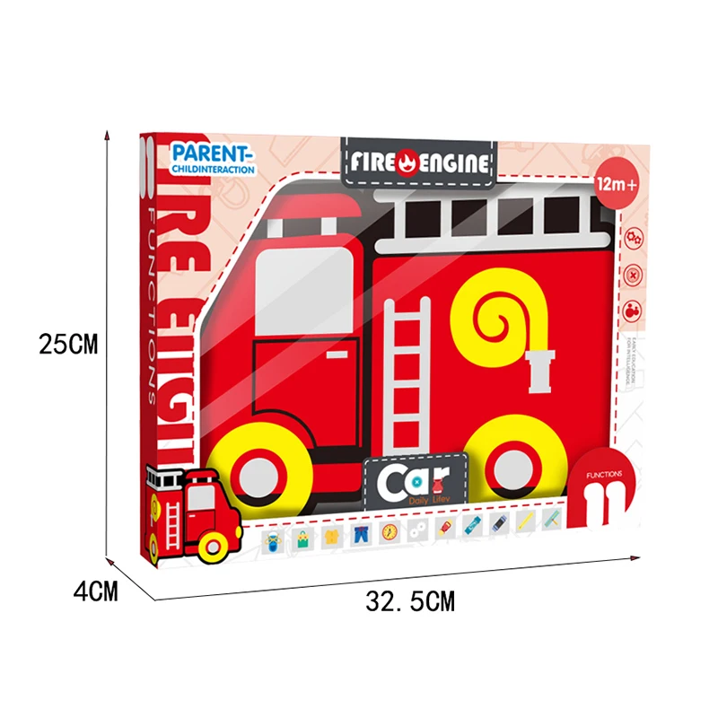 Children Cartoon Sensory Training Toys Educational Learning Activity ...