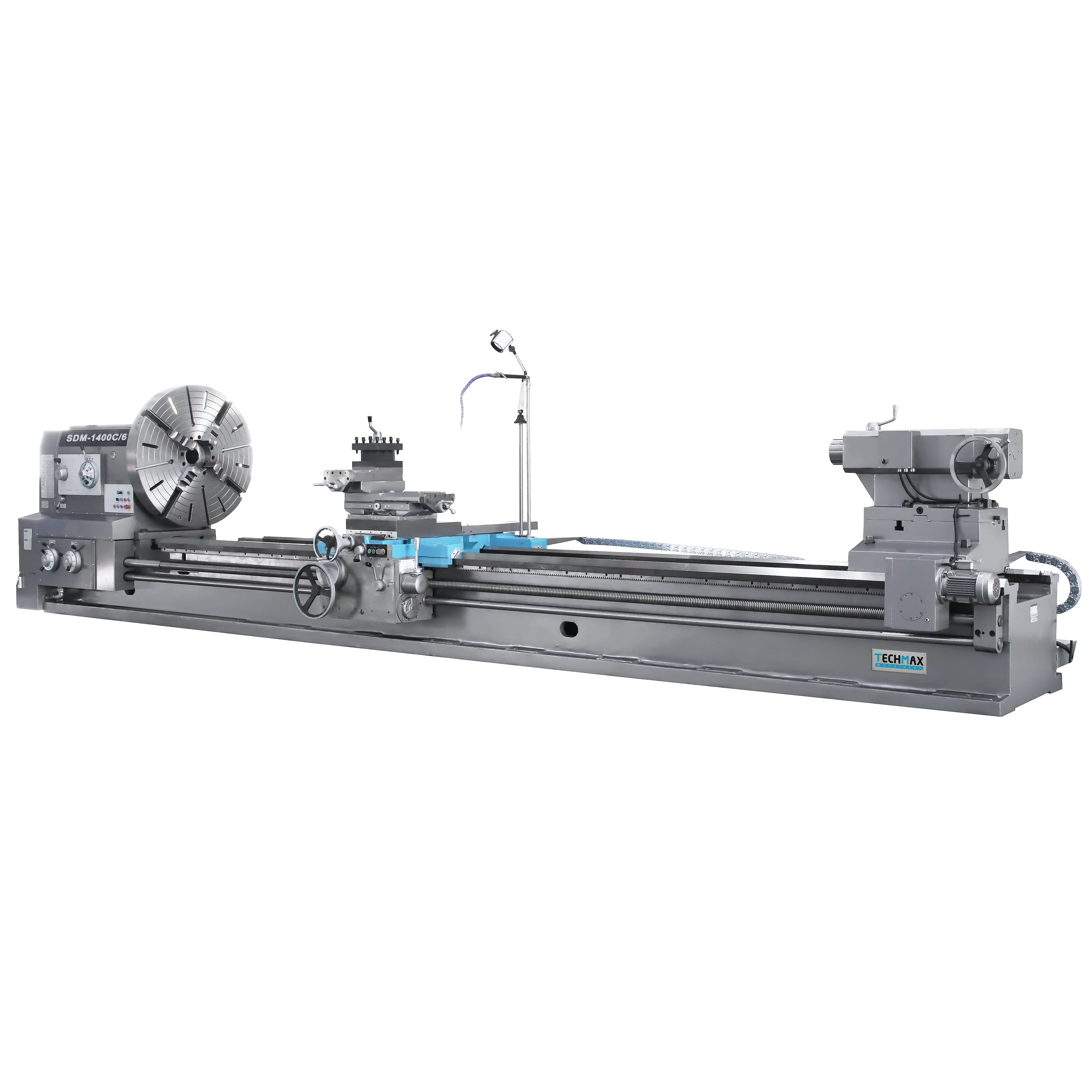 Heavy Duty Long Bed Lathe Machine for Metal and Heavy Workpieces SDM ...