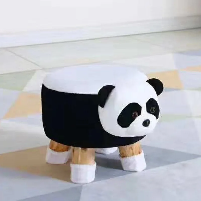 2021 Cartoon Pouffe Cute Portable Wooden Animal Stool Anime Folding ...