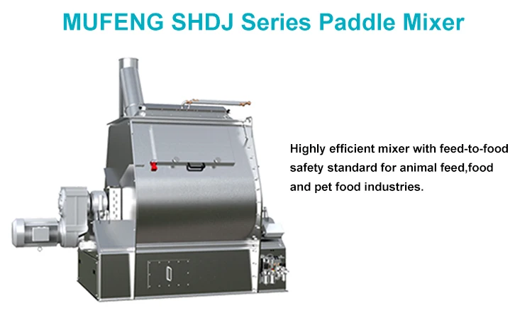 China Animal Feed Mixer Poultry Single Shaft Paddle Premix Feed Mixer ...