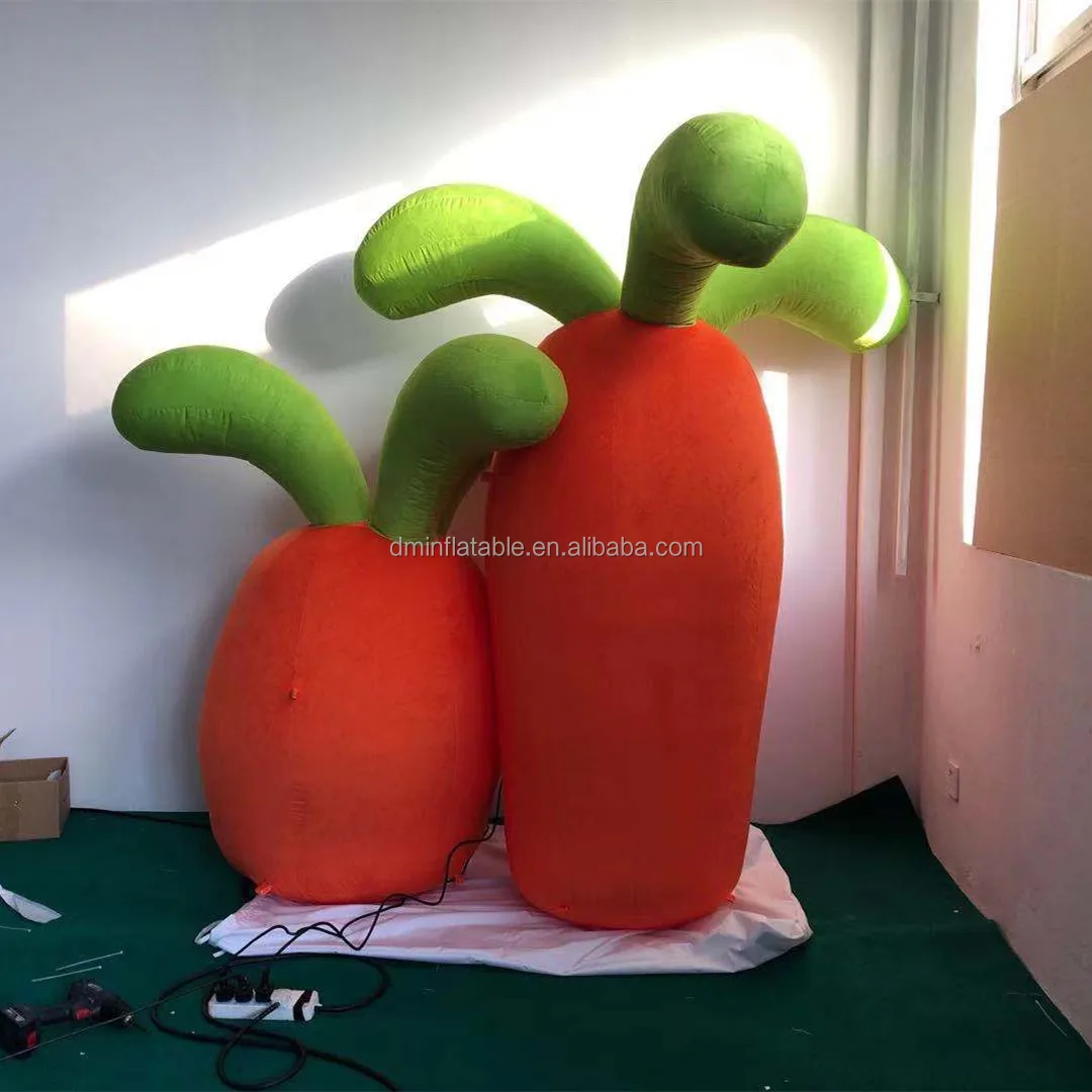 Large Vegetables Inflatable Turnip Inflatable Carrot Costume Giant ...