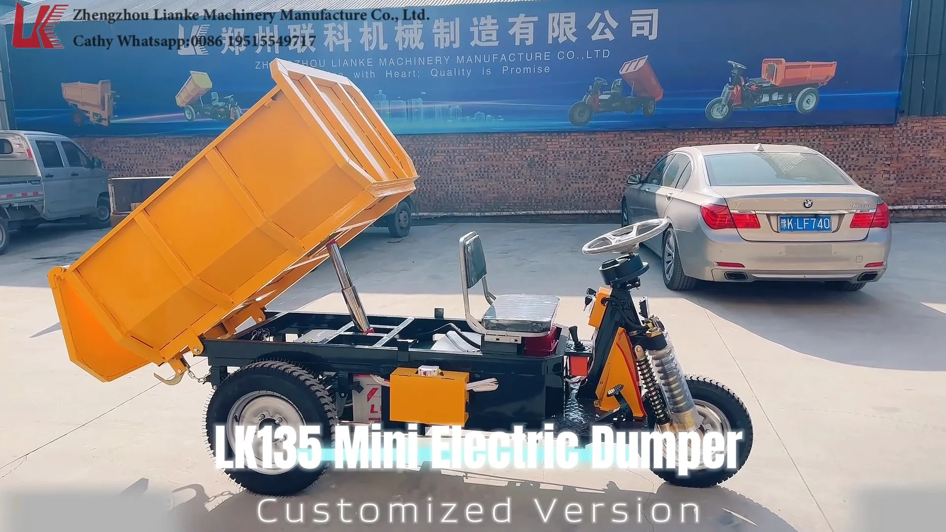 Lk135 2024 Customized Mini Mine Truck,Large Capacity Dump Truck For ...