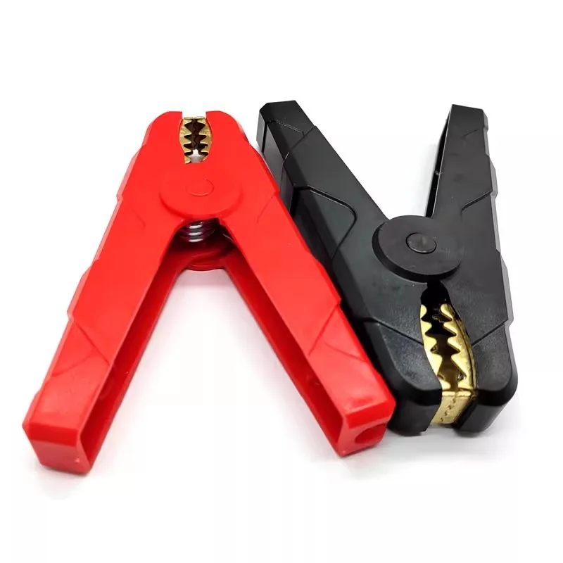 Fully Insulated Car Battery Clamps - 500A Alligator Clips