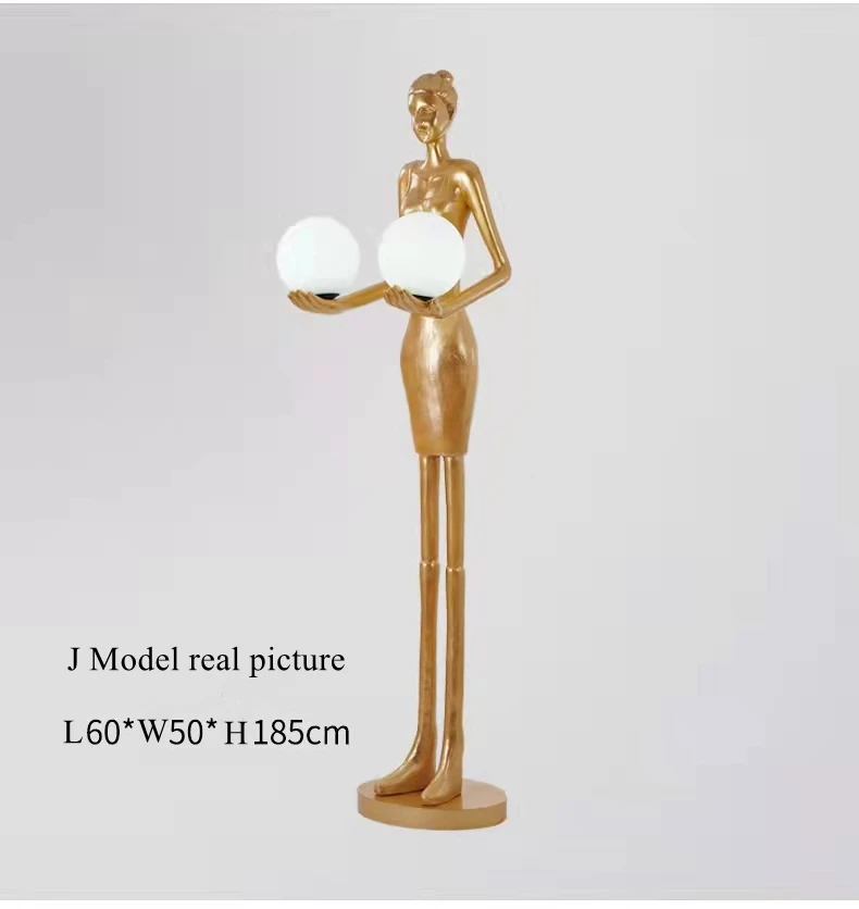 Statue Character Floor Lamp - Art DECO for Modern Homes