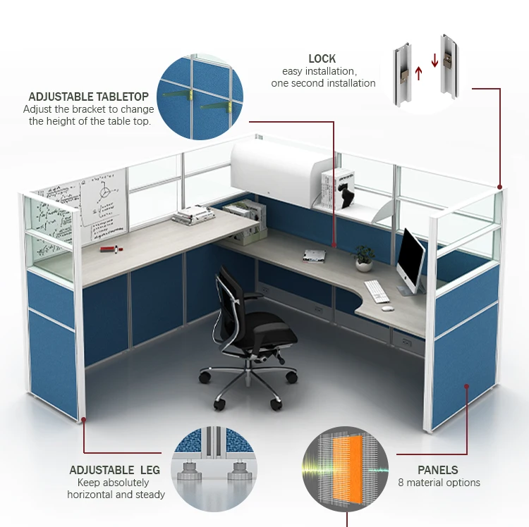 New Arrival Call Center Round Table Furniture Cubicle Office ...