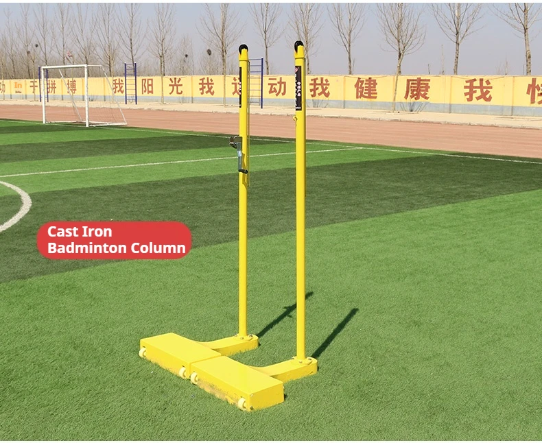 Badminton Net Rack Standard Indoor and Outdoor Mobile Portable Training ...