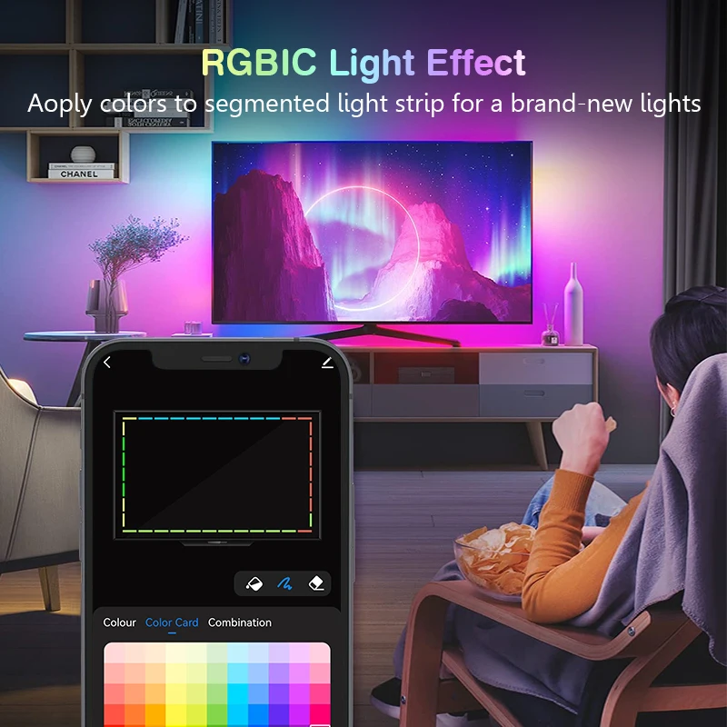 Immerse in Color with GLASIN TV LED Backlights & Camera Control