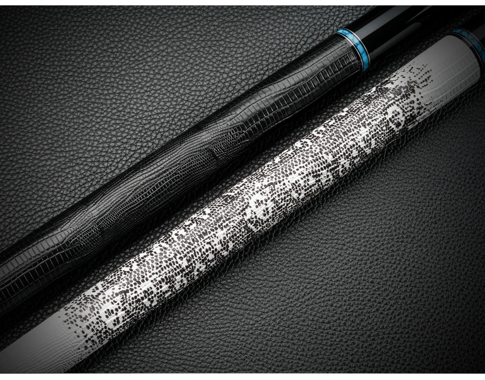 KONLLEN Carbon Fiber Pool Cue - Real Inlay & Leather Grip