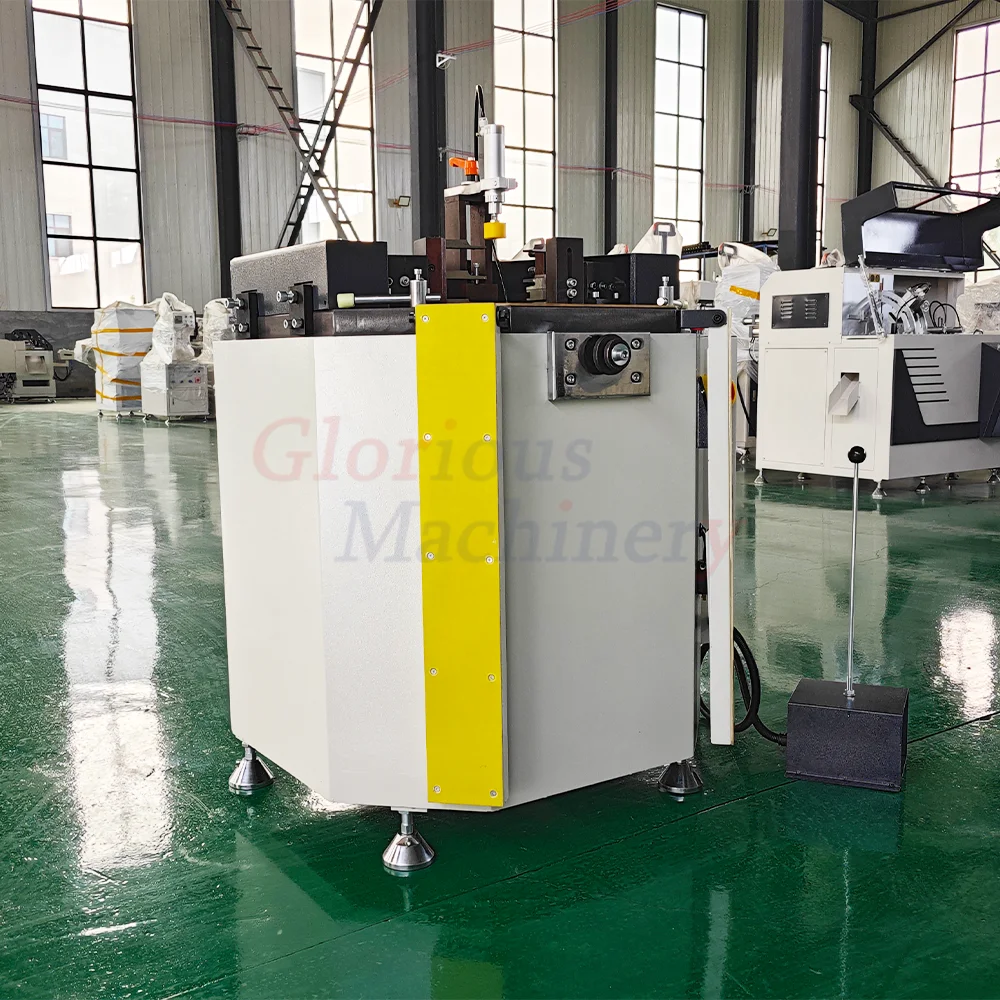Double Head Crimping Machine - Aluminum Window Door Fabrication Corner ...