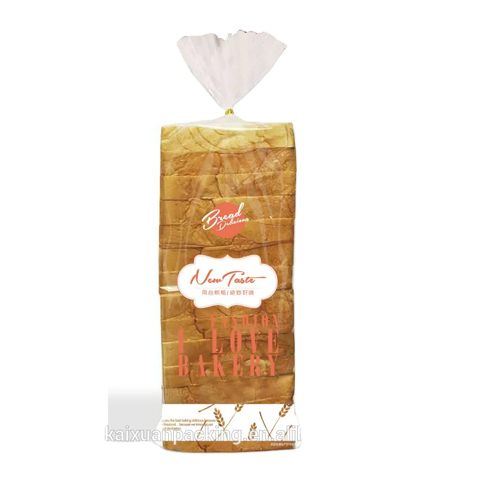 Bakery Toast Packaging Opp Plastic Bread Bags with Logo Printed ...