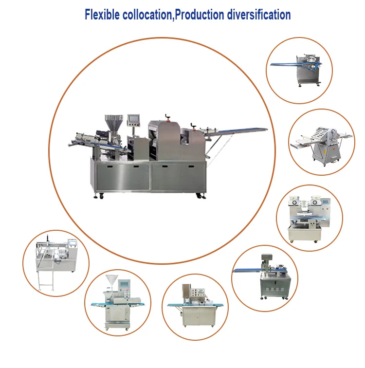 Automatic Mamool Mooncake Pastry Dough Extruder Machine and Pattern ...